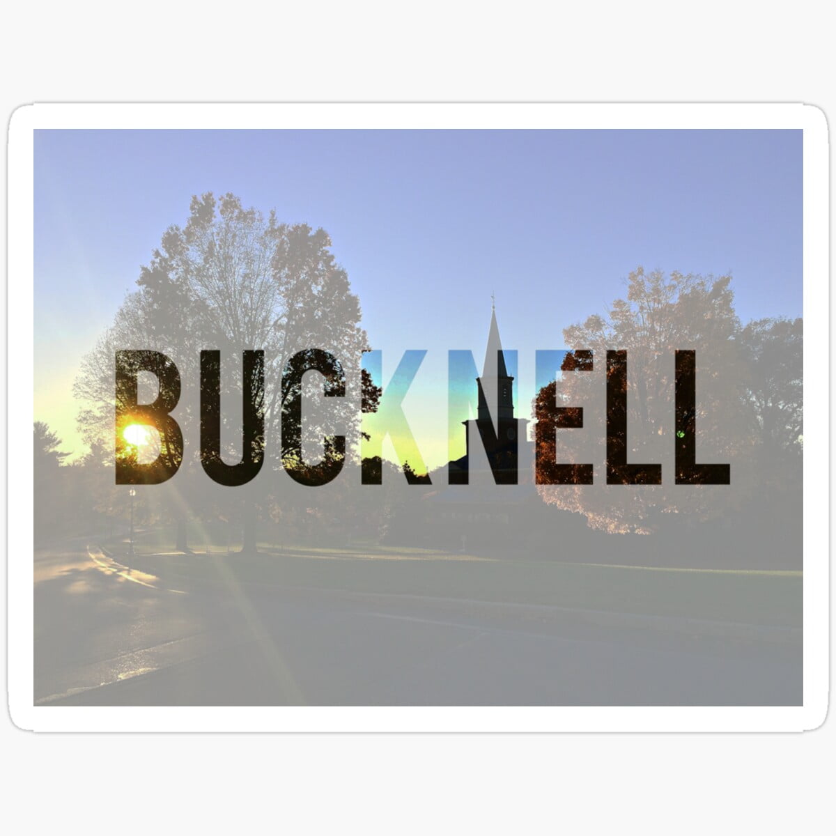 DOPASTICKER Bucknell University, Pennsylvania Sticker Birthday Gifts ...
