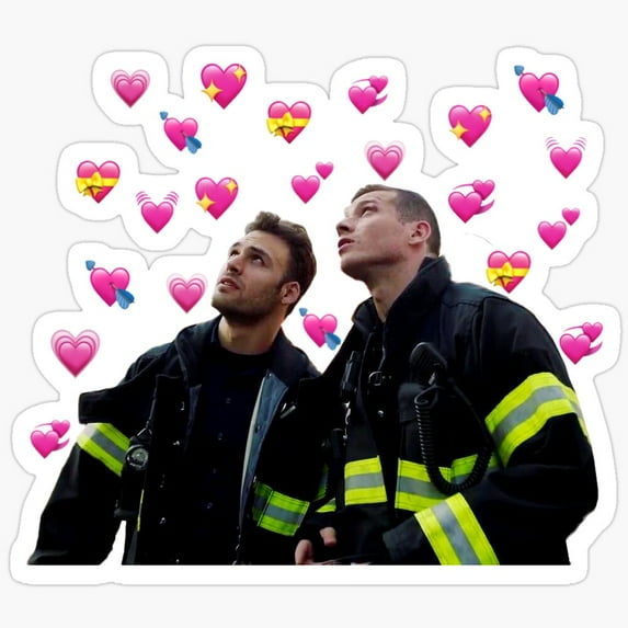DOPASTICKER Buddie Heart Emojis Sticker Phone Sticker, Latop Sticker ...