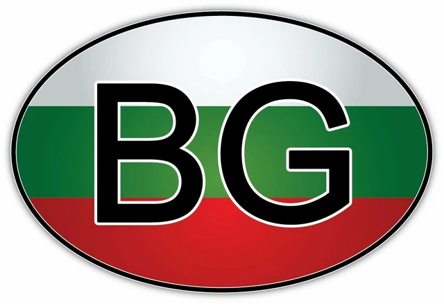 DOPASTICKER Bulgaria Country Code Sign Car Window Sticker Decal Phone ...