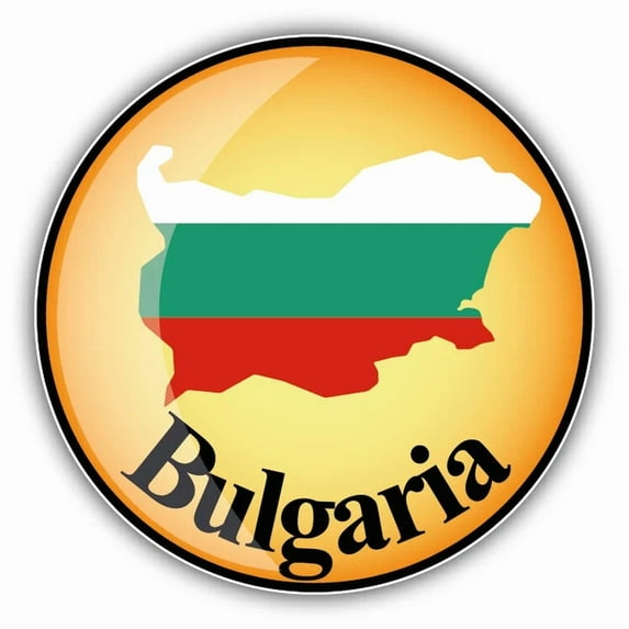 DOPASTICKER Bulgaria Map Flag Label Car Sticker Phone Water Bottle ...