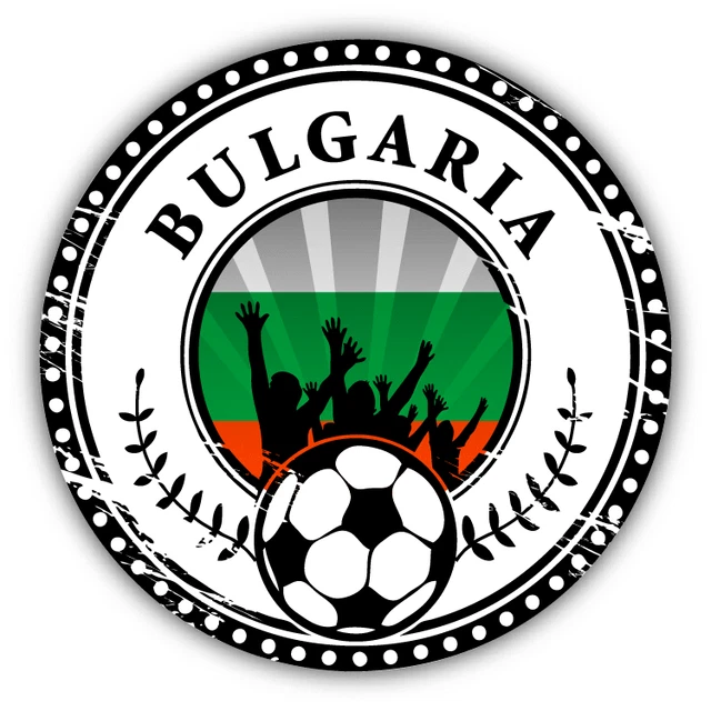 DOPASTICKER Bulgaria Stamp Grunge Football Soccer Sport Sticker Decal ...