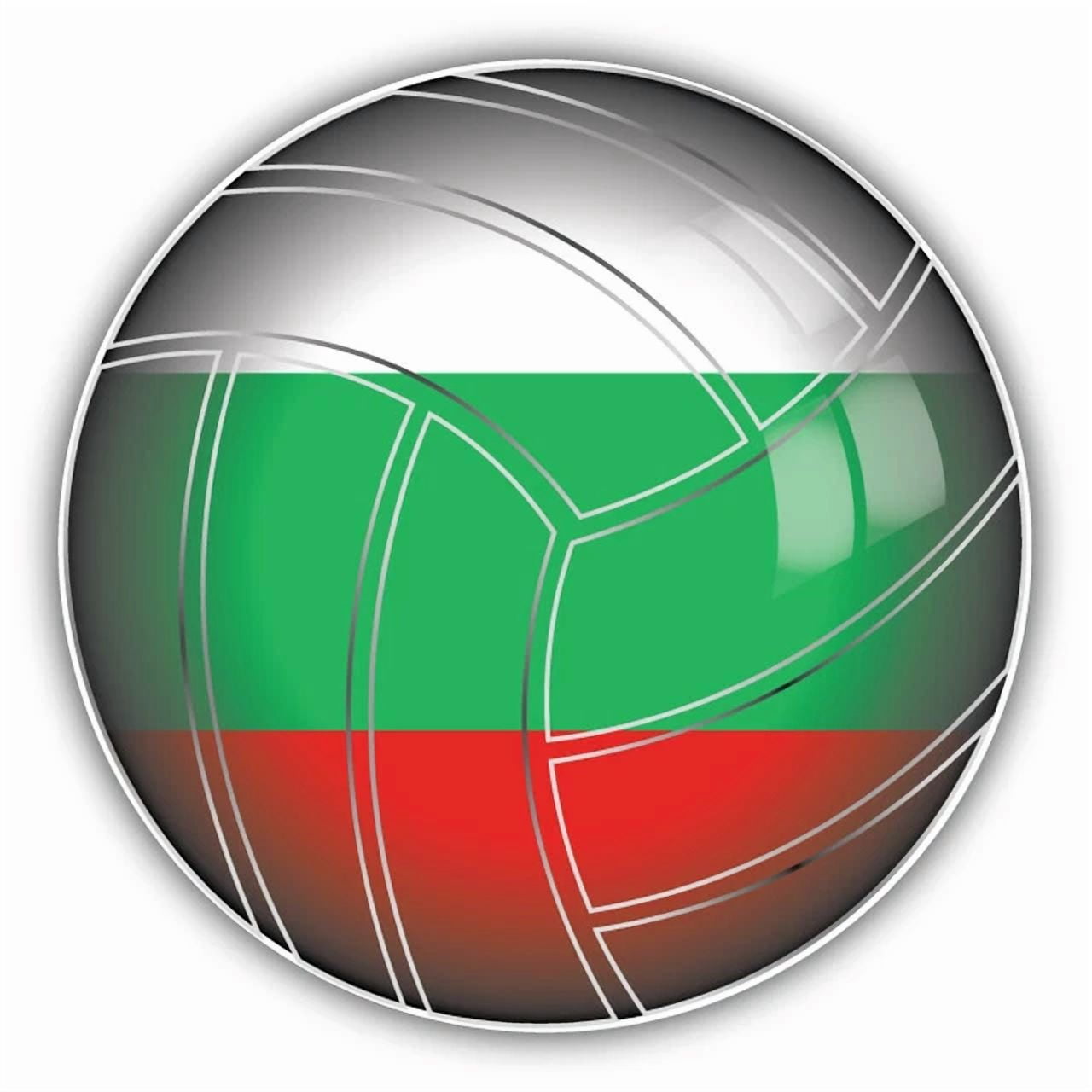 DOPASTICKER Bulgaria Volleyball World Flag Sticker Decal Phone Decal ...