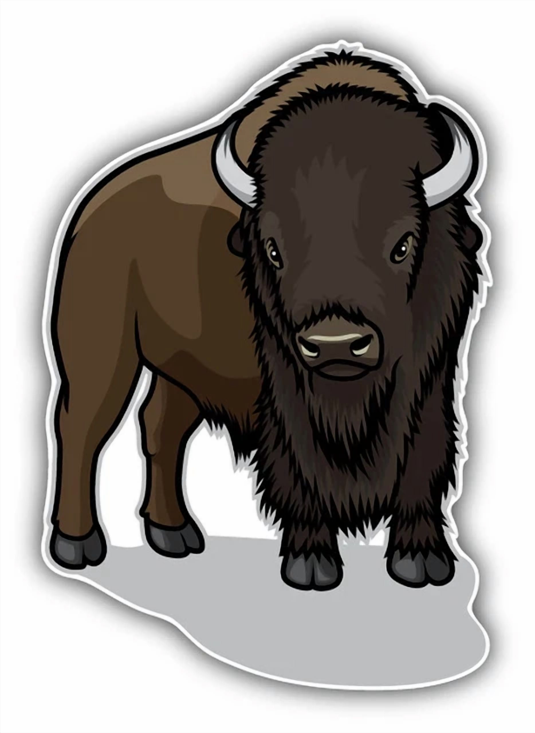 DOPASTICKER Bull Bison Sticker Decal Phone Decal Water Bottle Stickers ...