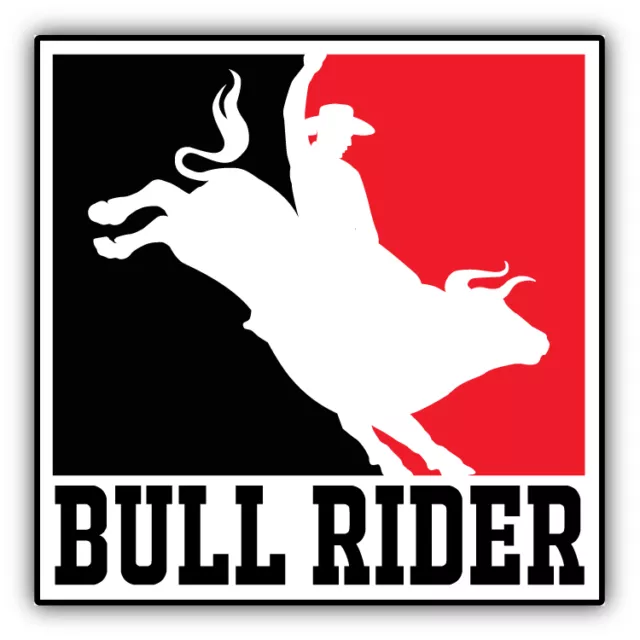 DOPASTICKER Bull Rider Pbr Rodeo Sticker Decal Phone Decal Water Bottle ...