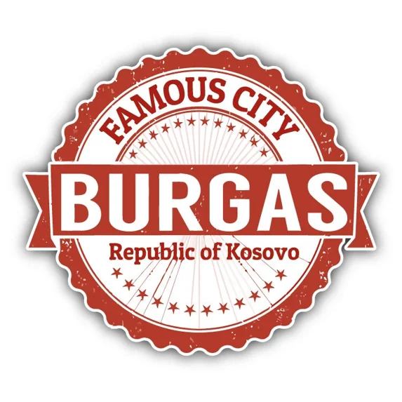 DOPASTICKER Burgas City Kosovo Travel Car Bumper Sticker Decal Gift You ...
