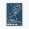 DOPASTICKER Burlington Blueprint City Map Sticker Phone Decal Water ...