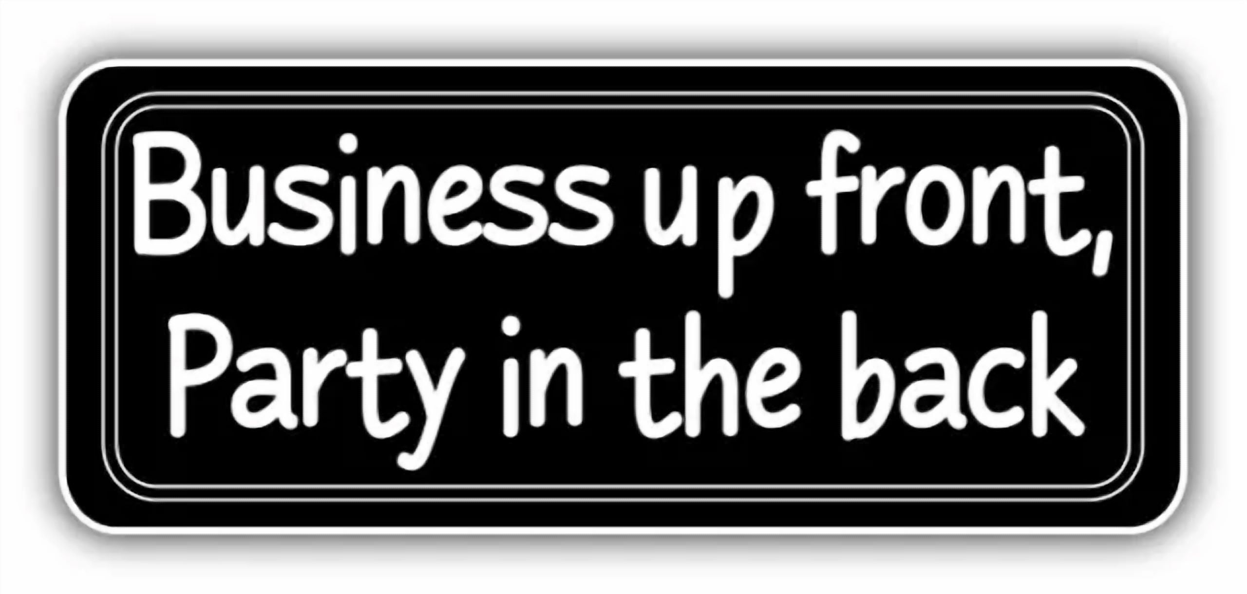 DOPASTICKER Business Up Front Sticker Decal Phone Decal Water Bottle ...