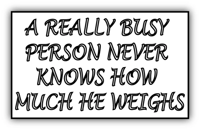 DOPASTICKER Busy Person Slogan Sticker Decal Phone Decal Water Bottle ...