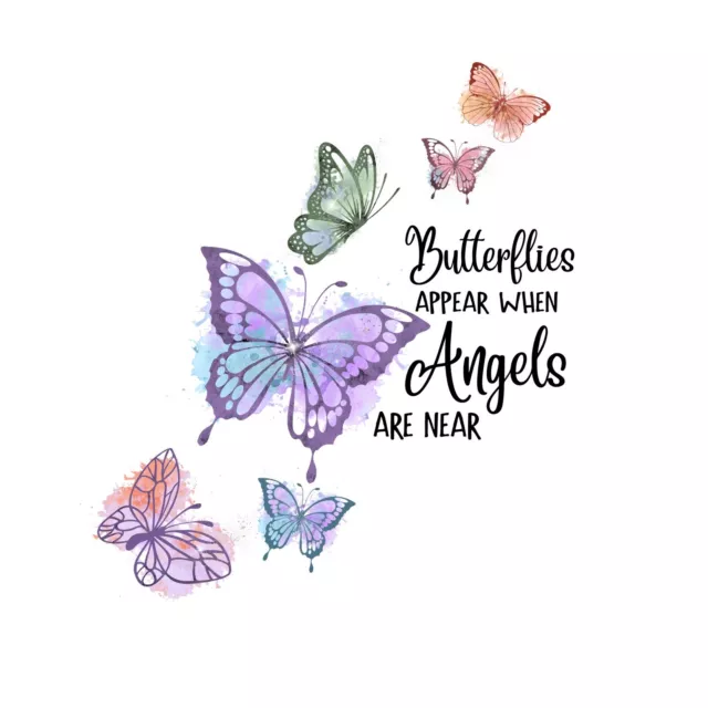 DOPASTICKER Butterflies Appear Sticker Color Love Angel Heaven Grief ...