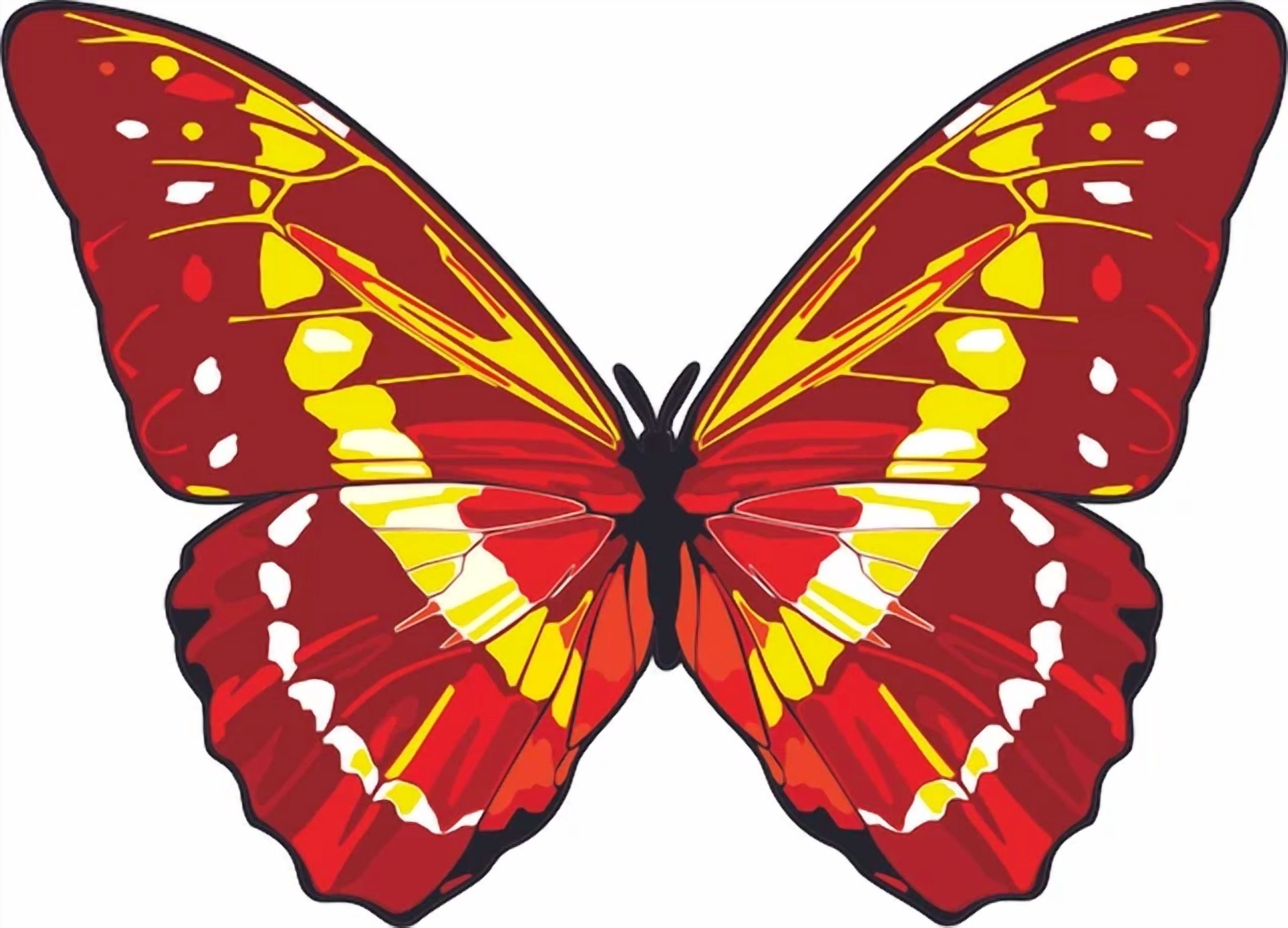 DOPASTICKER Butterfly Sticker Phone Sticker, Latop Sticker, Lover Gift ...