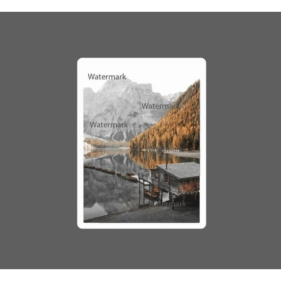 DOPASTICKER Cabin View Nature Peace Outdoors Sticker Phone Sticker ...