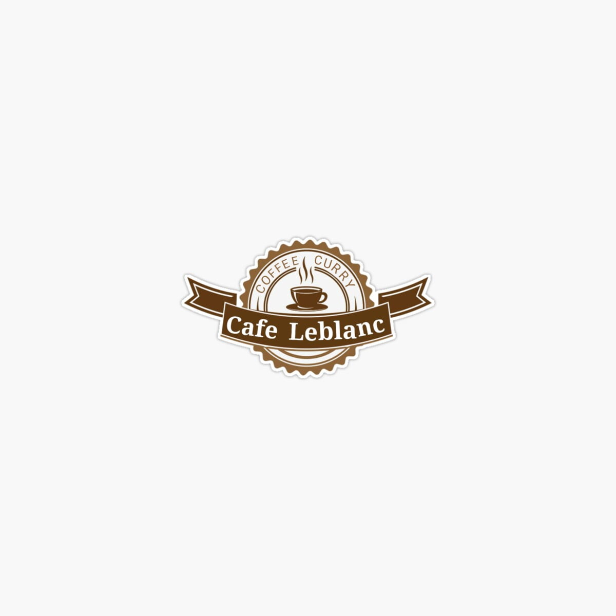DOPASTICKER Cafe Leblanc Logo Sticker, Phone Sticker Car Stickers ...