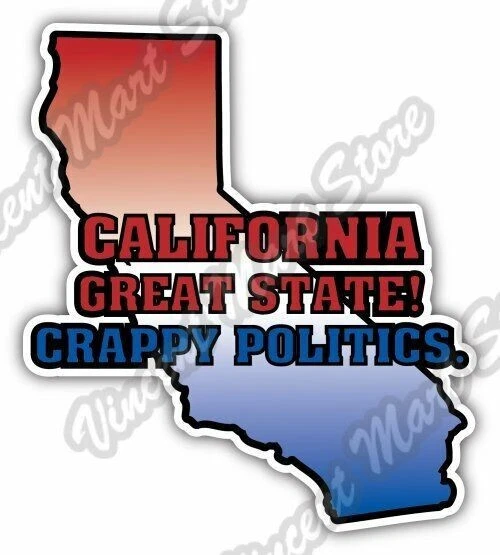 DOPASTICKER California State Usa United States Car Window Sticker Decal ...