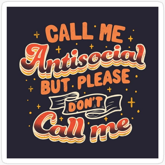 DOPASTICKER Call Me But Please Don'T Call Me Dark Perfect Gift Everyone ...