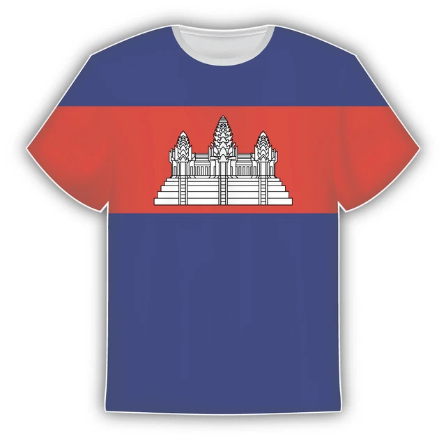 DOPASTICKER Cambodia Flag Sticker In The Form Of T Shirt Sticker Phone ...