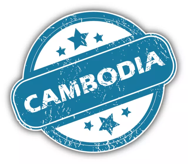 DOPASTICKER Cambodia Sticker Decal Phone Decal Water Bottle Stickers ...