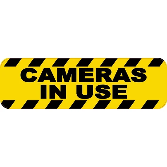 DOPASTICKER Cameras In Use Sticker Phone Sticker, Latop Sticker, Lover ...