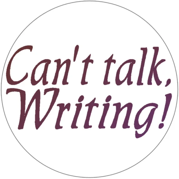 DOPASTICKER Can'T Talk Writing!, Writer Phone Decal Water Bottle ...