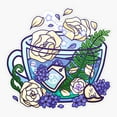 DOPASTICKER Cancer Zodiac Teacup Sticker, Phone Sticker Car Stickers ...