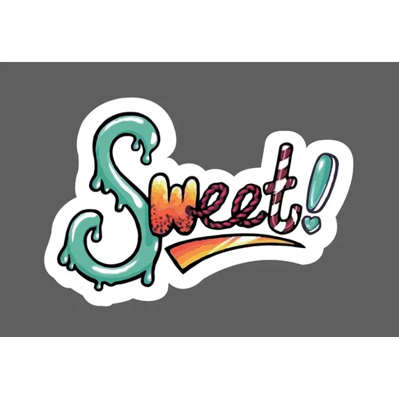 DOPASTICKER Candy Stickerweet Sugar Rush Sticker Phone Sticker, Latop ...