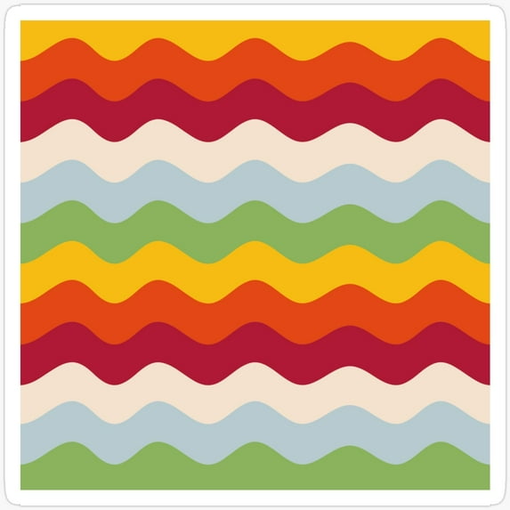 DOPASTICKER Candy Waves Sticker Birthday Gifts - Decorative Laptop ...