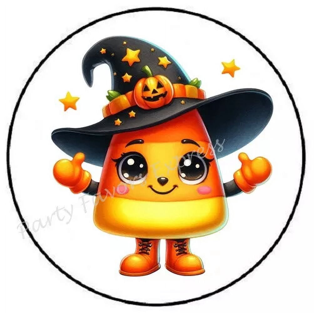 DOPASTICKER Candycorn Candy Corn Hallo.Ween Stickers Favors Gift You ...
