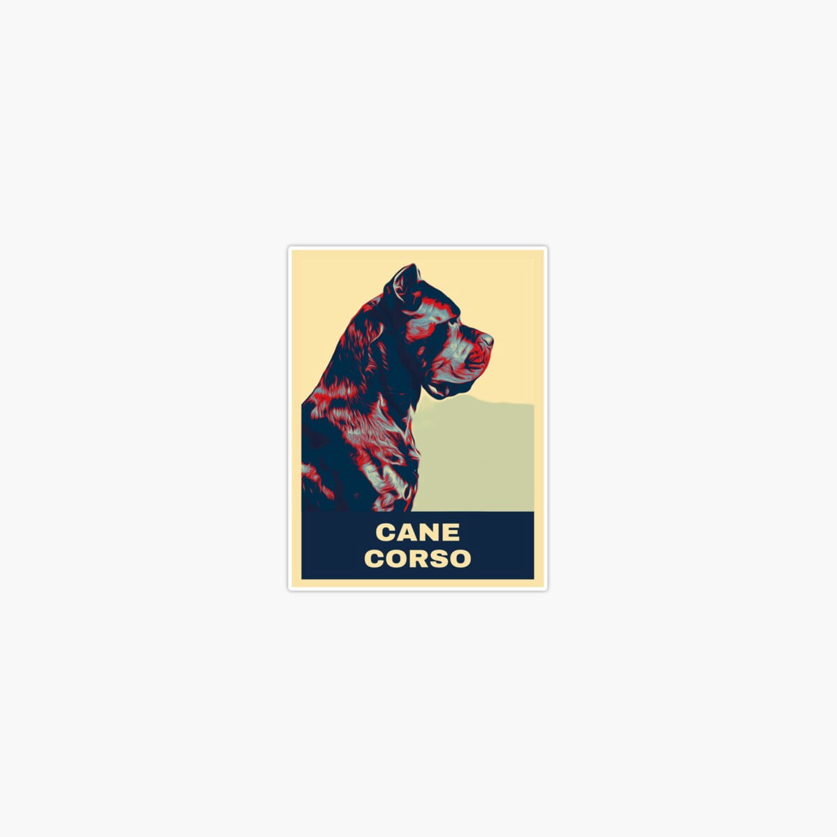 DOPASTICKER Cane Corso Sticker, Phone Sticker Car Stickers, Birthday ...