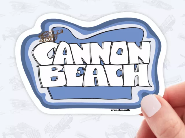 DOPASTICKER Cannon Beach Sticker, Oregon Family Vacation, Laptop Decal ...