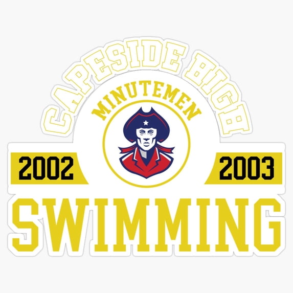 DOPASTICKER Capeside High Swim Team - Dawson'S Creek Sticker, Phone ...