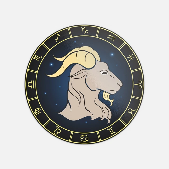 DOPASTICKER Capricorn Sign Of The Zodiac Sticker Decal Phone Decal ...