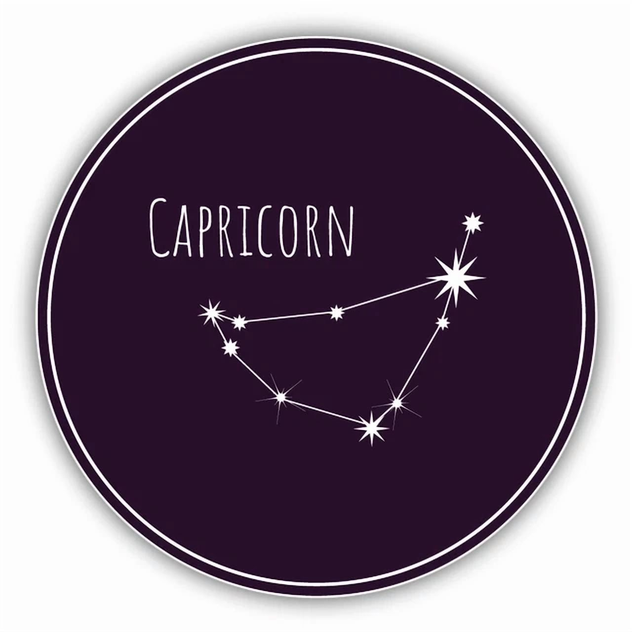 DOPASTICKER Capricorn Zodiac Sign Constellation Sticker Phone Water ...