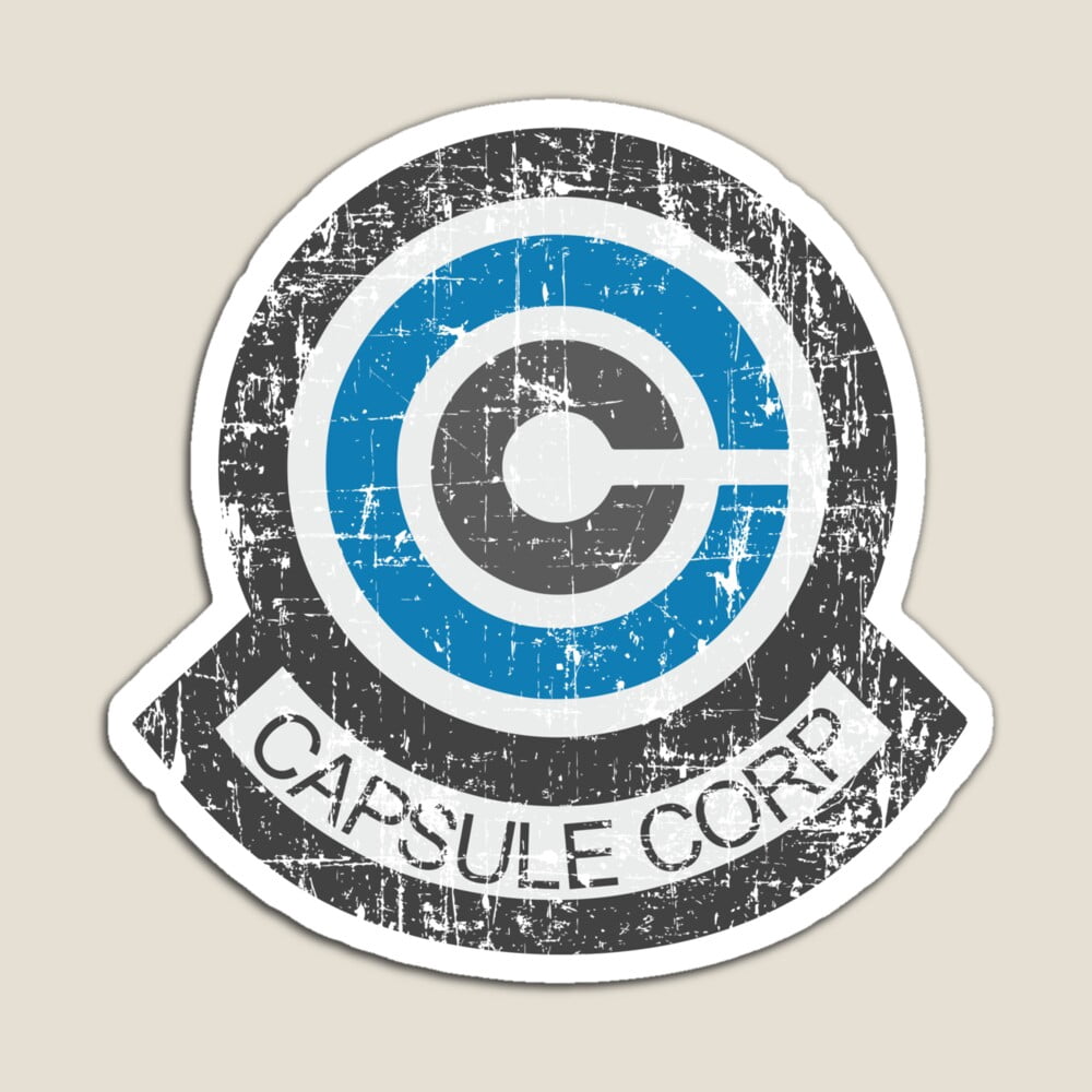 DOPASTICKER Capsule Corp Logo Vintage Effect Decorative Laptop, Phone ...