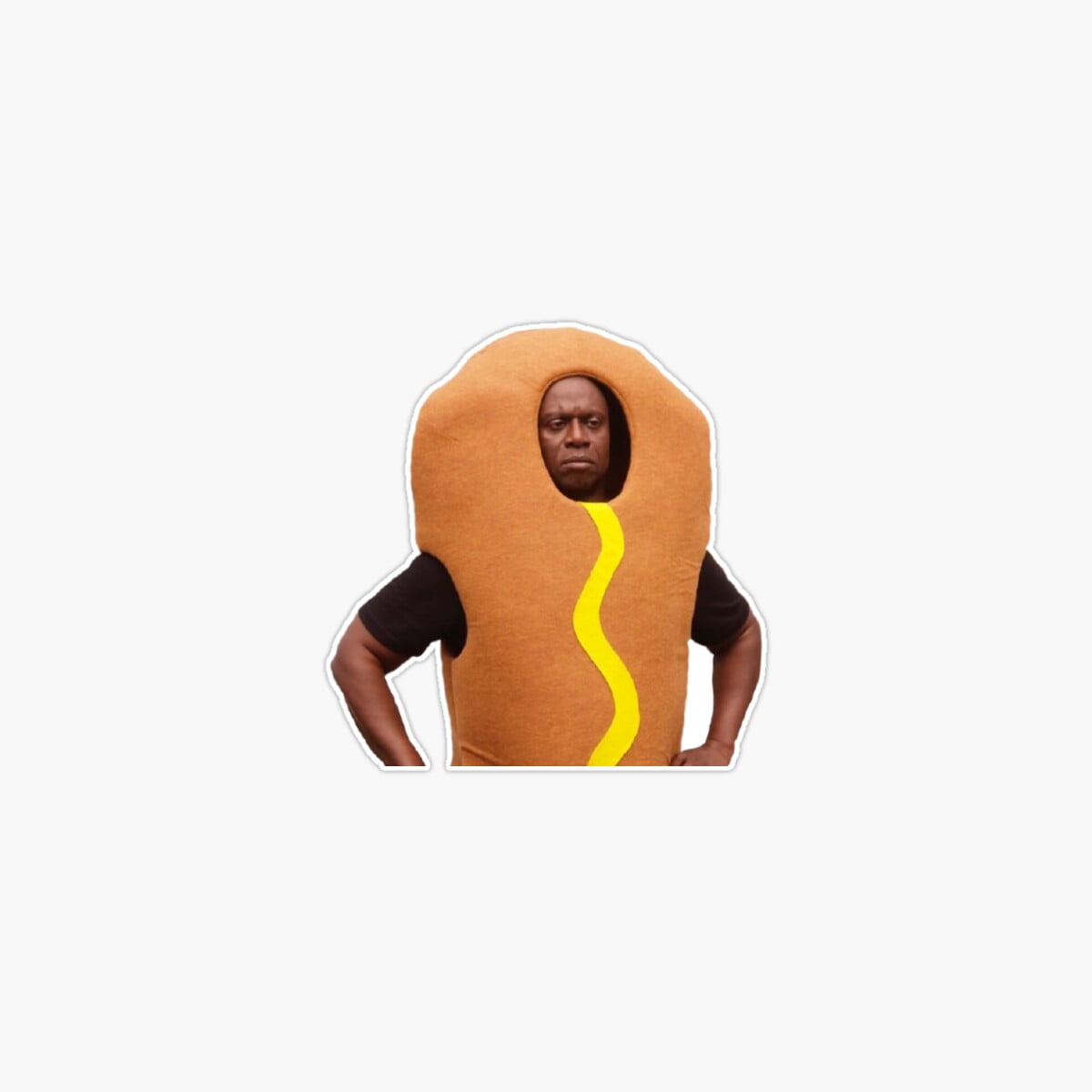 DOPASTICKER Captain Raymond Holt, Hot Dog Sticker, Phone Sticker Car ...