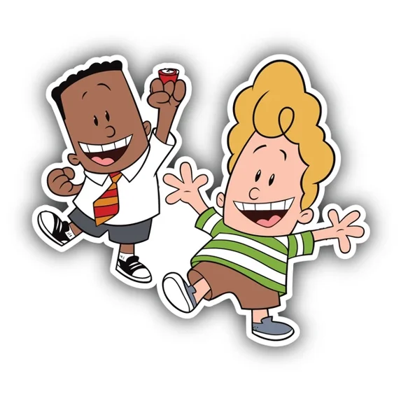 DOPASTICKER Captain Underpants Cartoon Sticker Decal Phone Decal Water ...