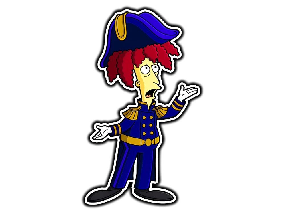 DOPASTICKER Captian Bob Sticker Decal Phone Decal Water Bottle Stickers ...