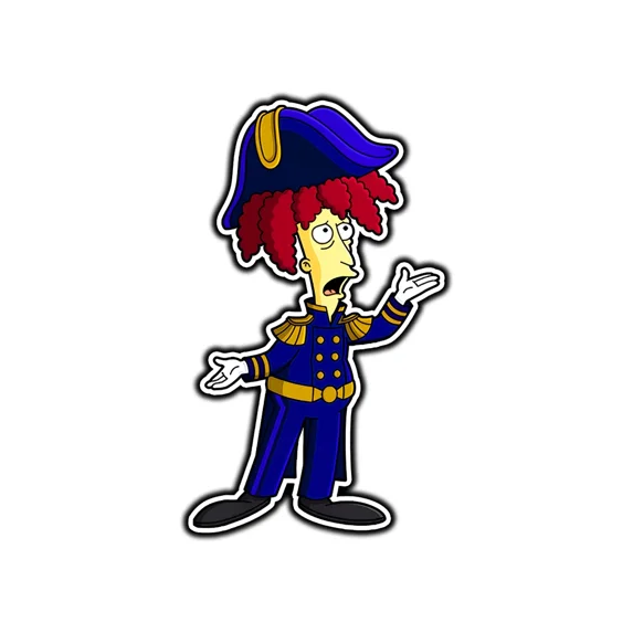 DOPASTICKER Captian Bob Sticker Decal Phone Decal Water Bottle Stickers ...
