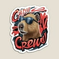 DOPASTICKER Capy Crew - Groovy Capybara - Be Cappy - Sweet Capybara - Be My Capybara Sticker ...