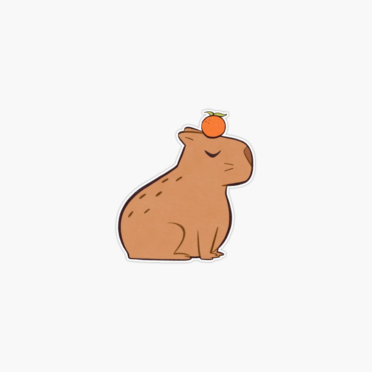 DOPASTICKER Capybara Sticker, Phone Sticker Car Stickers, Birthday Gift ...