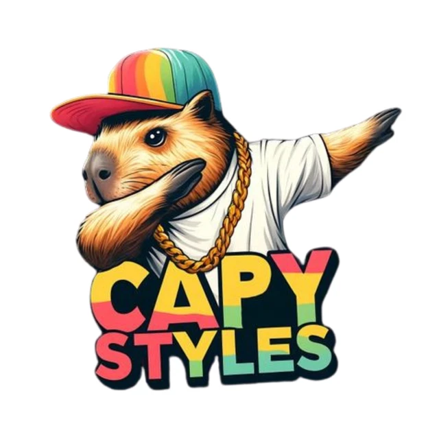 DOPASTICKER Capybara Sticker Street Art Urban Edgy Grunge Punk ...