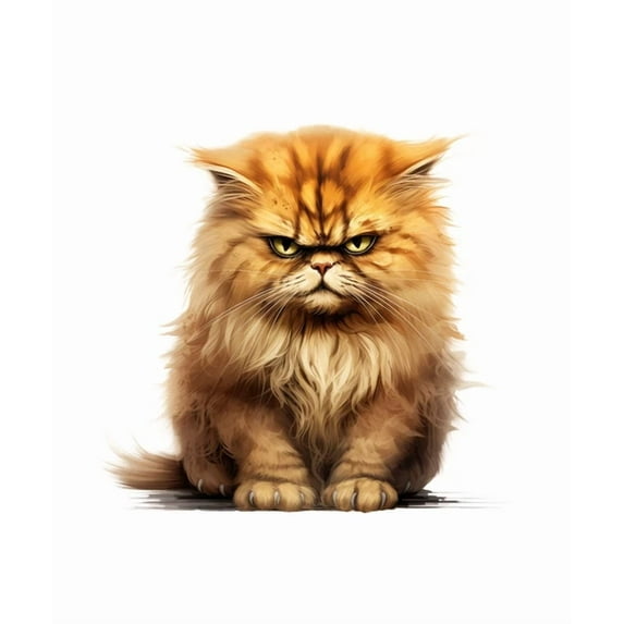 DOPASTICKER Car Sticker Angry Cat Sticker Phone Sticker, Latop Sticker ...