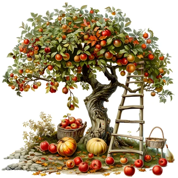 DOPASTICKER Car Sticker Autumn Garden Sticker Phone Sticker, Latop ...