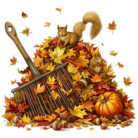 DOPASTICKER Car Sticker Autumn Garden Sticker Phone Sticker, Latop ...