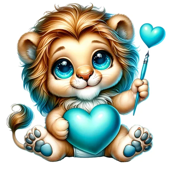 DOPASTICKER Car Sticker Baby Lion Sticker Phone Sticker, Latop Sticker ...