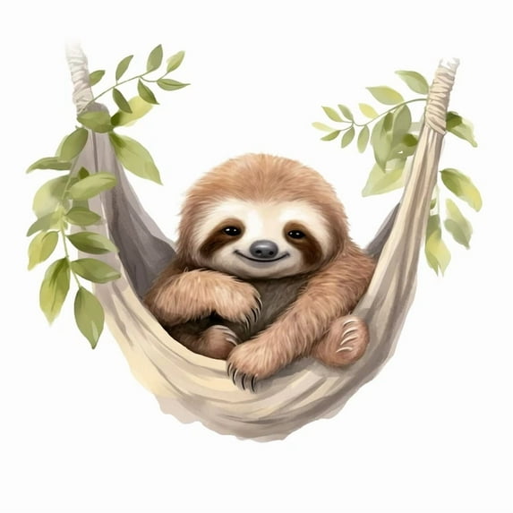DOPASTICKER Car Sticker Baby Sloth Sticker Phone Sticker, Latop Sticker ...