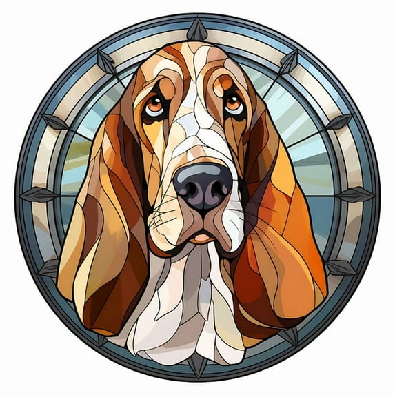 DOPASTICKER Car Sticker Basset Hound Car Sticker Dogs Sticker Phone ...