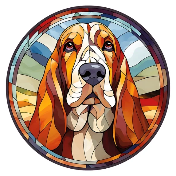 DOPASTICKER Car Sticker Basset Hound Car Sticker Dogs Sticker Phone ...