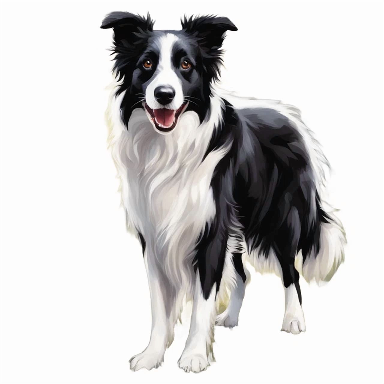 DOPASTICKER Car Sticker Border Collie Car Sticker Dogs Sticker Phone ...
