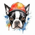 DOPASTICKER Car Sticker Boston Terrier Car Sticker Dogs Sticker Phone ...