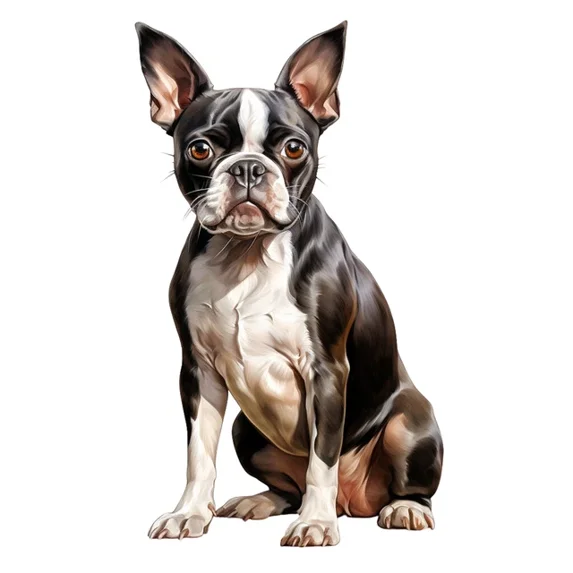 DOPASTICKER Car Sticker Boston Terrier Car Sticker Dogs Sticker Phone ...