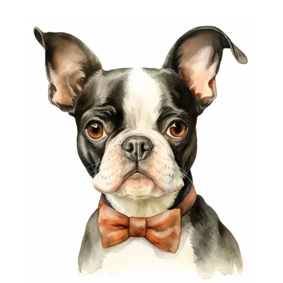 DOPASTICKER Car Sticker Boston Terrier Car Sticker Dogs Sticker Phone ...